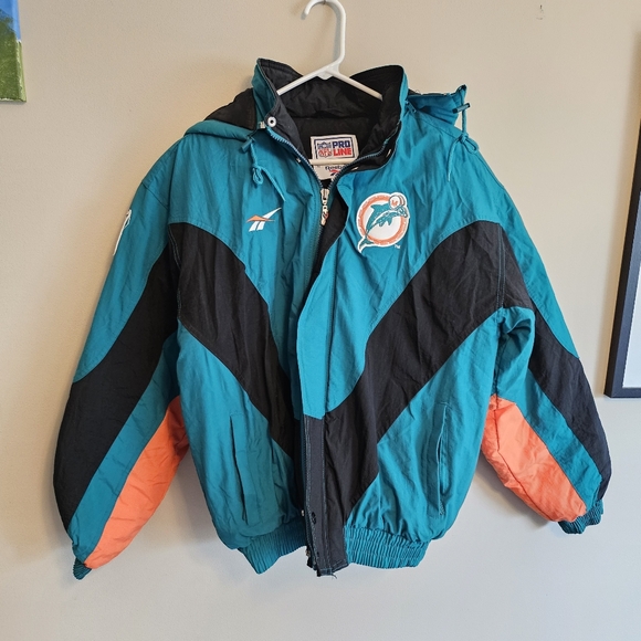 NFL | Jackets & Coats | Miami Dolphins Pro Line Reebok Vintage Nfl ...